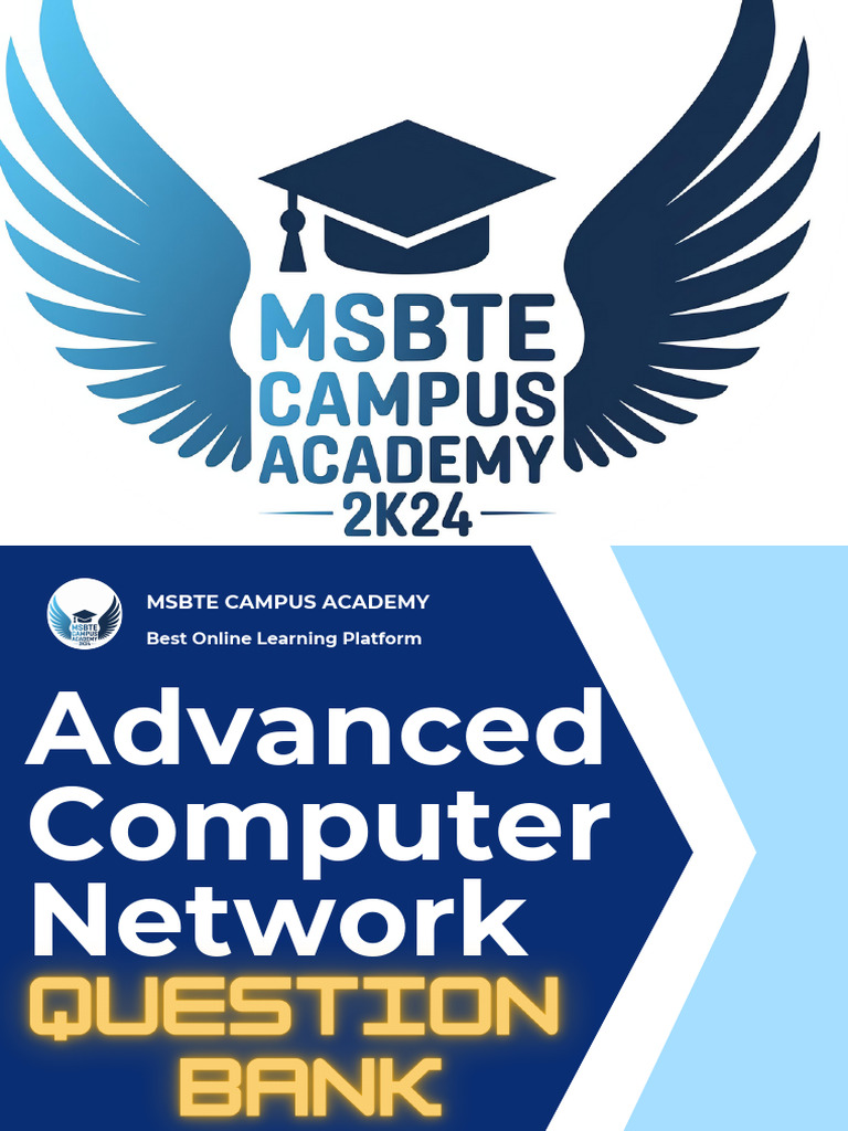 Acn Imp QB by Msbte Campus Academy - 251015 - 062131 | PDF | Routing | Transmission Control Protocol