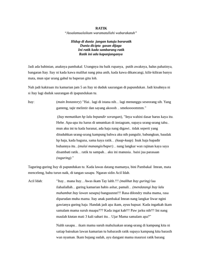 Bapandung RATIK BENAR | PDF