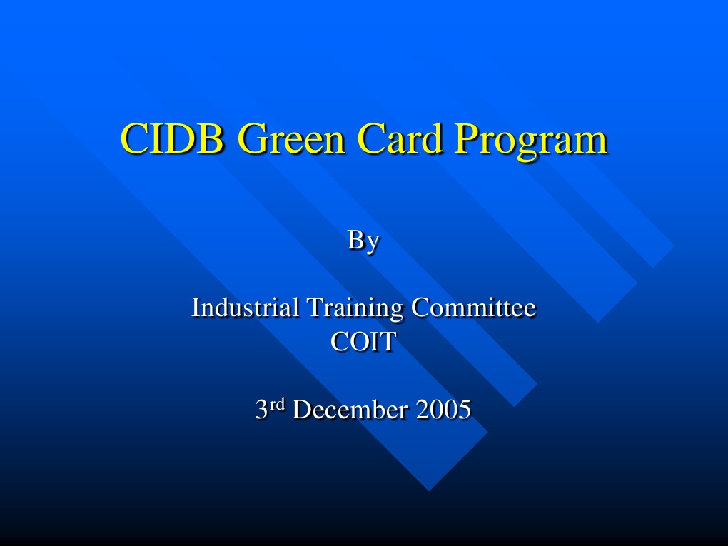 CIDB | PDF | Business