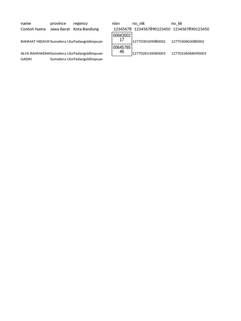 Student Import Template Pdf