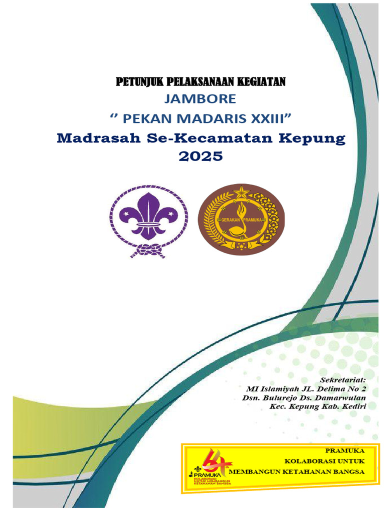 Petunjuk Pelaksanaan Jambore Madaris 2025 | PDF