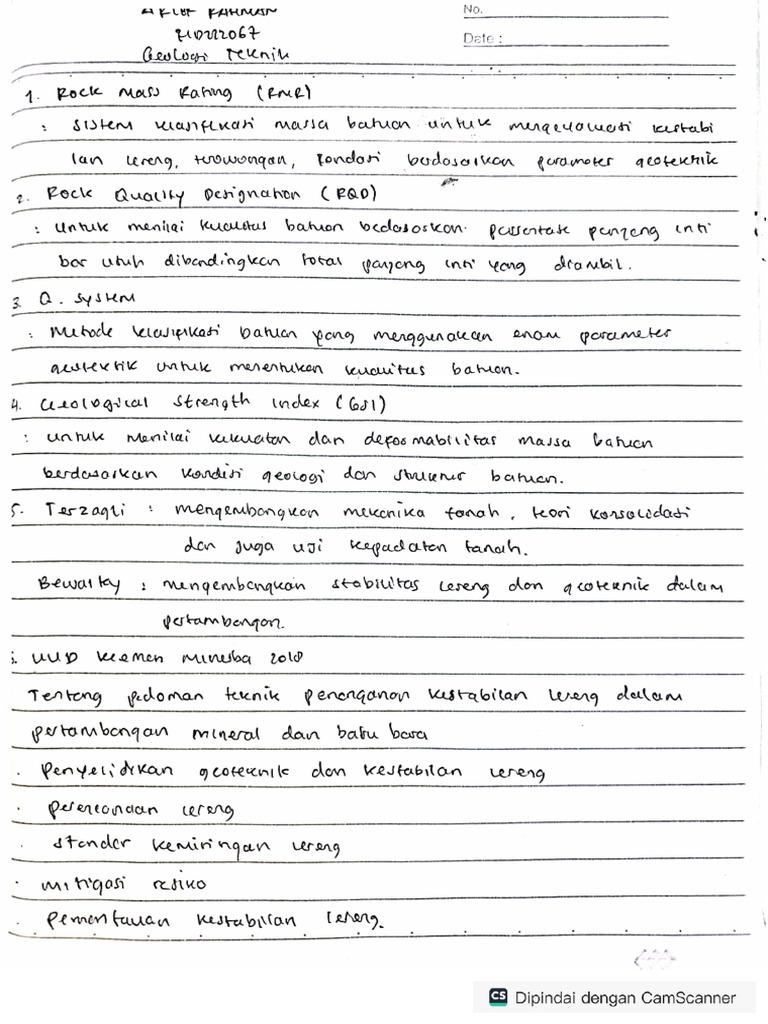 Arief Rahman GeoTek | PDF