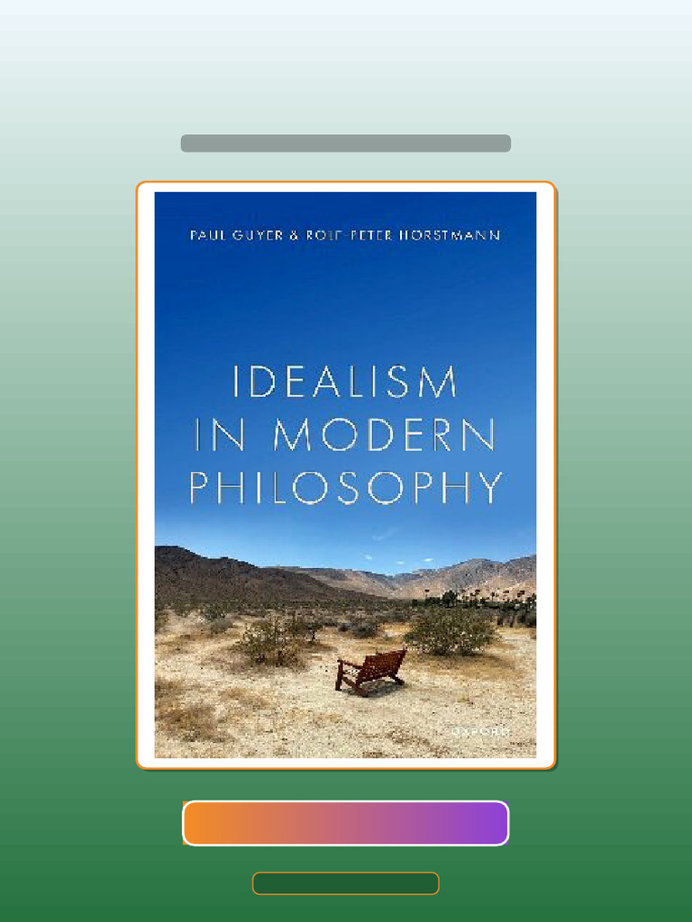 Complete Idealism in Modern Philosophy Paul Guyer HQ File Verified ...