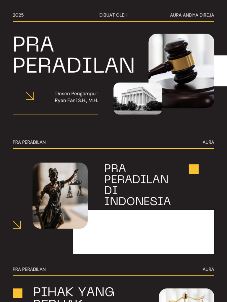 Pra Peradilan PDF | PDF