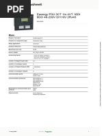 PowerLogic P3U30 Relay Overview | PDF | Relay | Sustainability