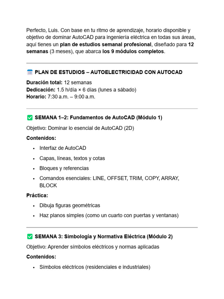 Plan de Estudios | PDF | Scada | Cad automático