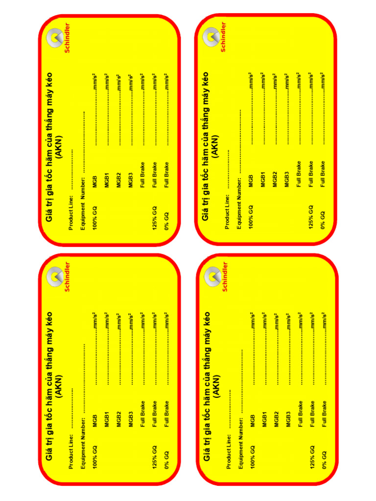 19 - Brake Test Label (01 Bản Decal) | PDF