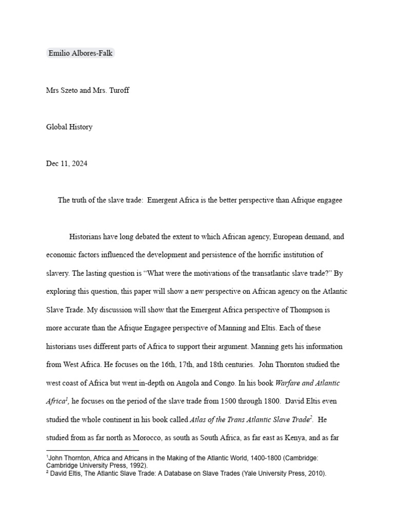 Emilio Albores-Falk - Final Draft AST Essay - Google Docs | PDF ...