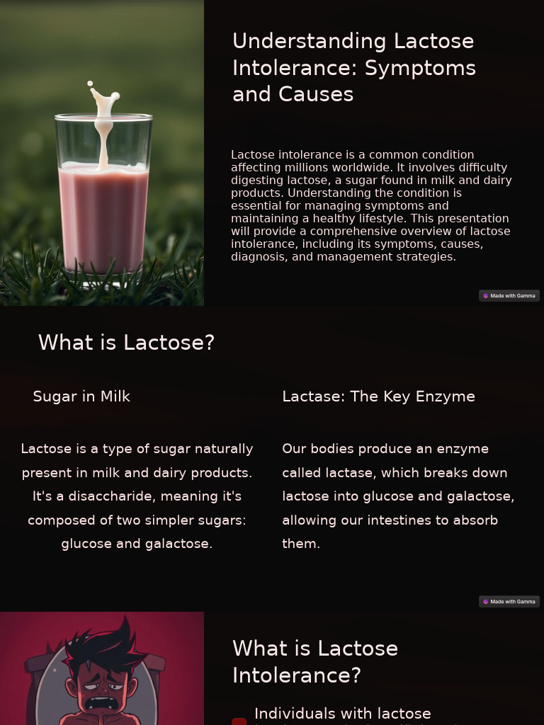 Understanding Lactose Intolerance Symptoms and Causes | PDF | Medical ...