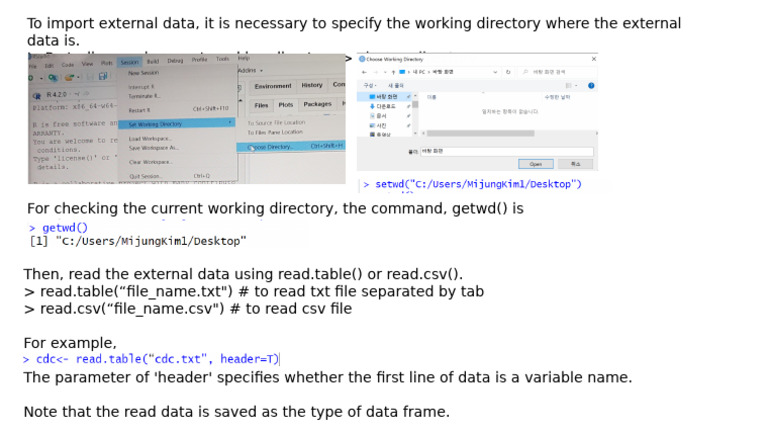Importing Data (R Ch2) | PDF