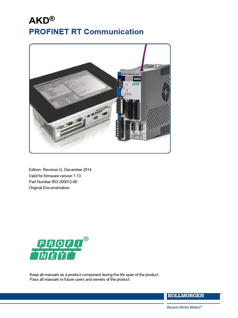 Akd Profinet RT Communication | PDF | Ip Address | Computer Engineering