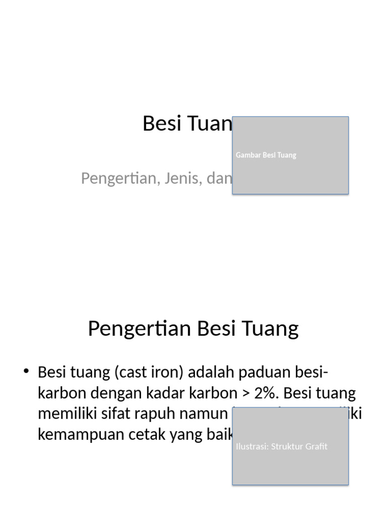 Besi Tuang Presentation Ilustrasi | PDF