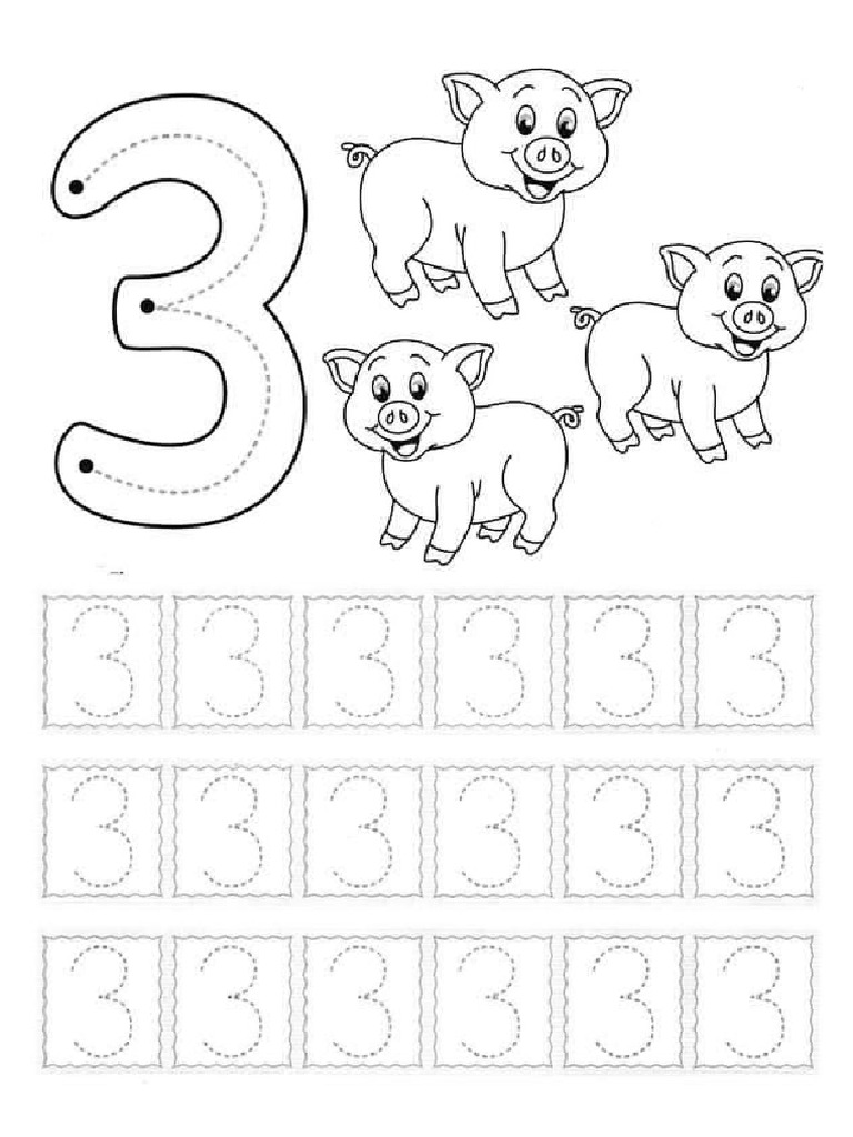 Trazo Numero 3 | PDF
