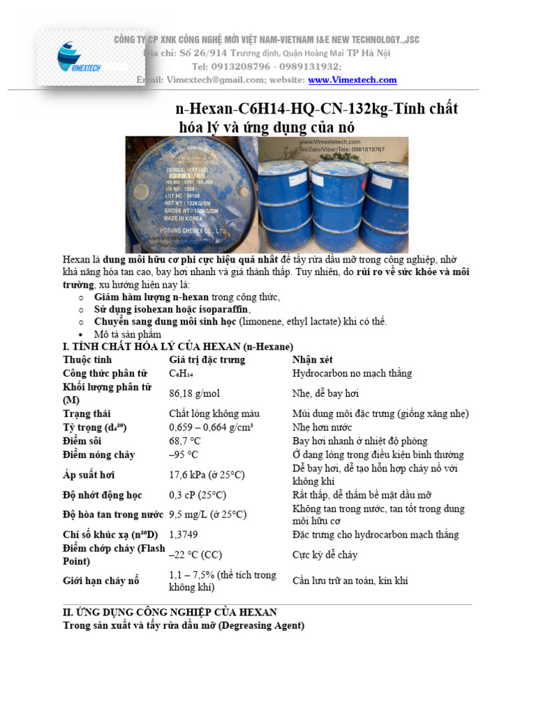 Hexan HQ CN 132kg | PDF