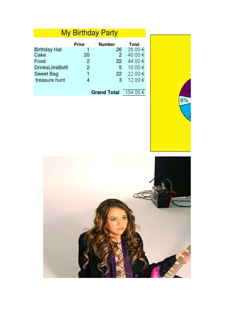 Birthday Party Cost Breakdown | PDF | Home & Garden
