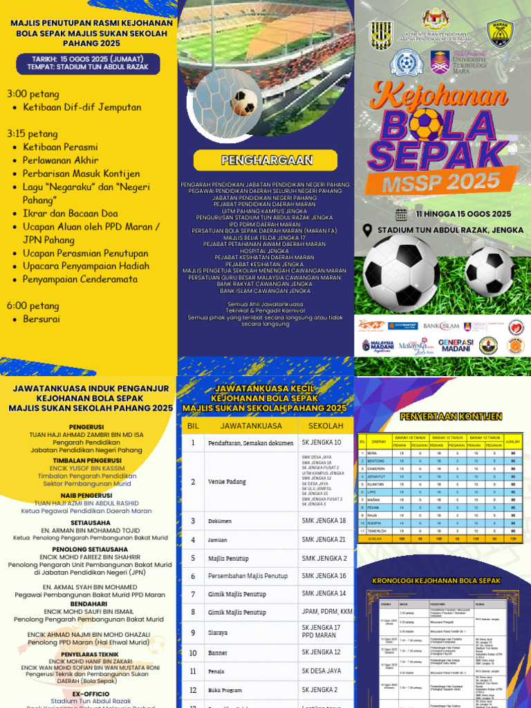 Brosur Bola Sepak MSSP | PDF