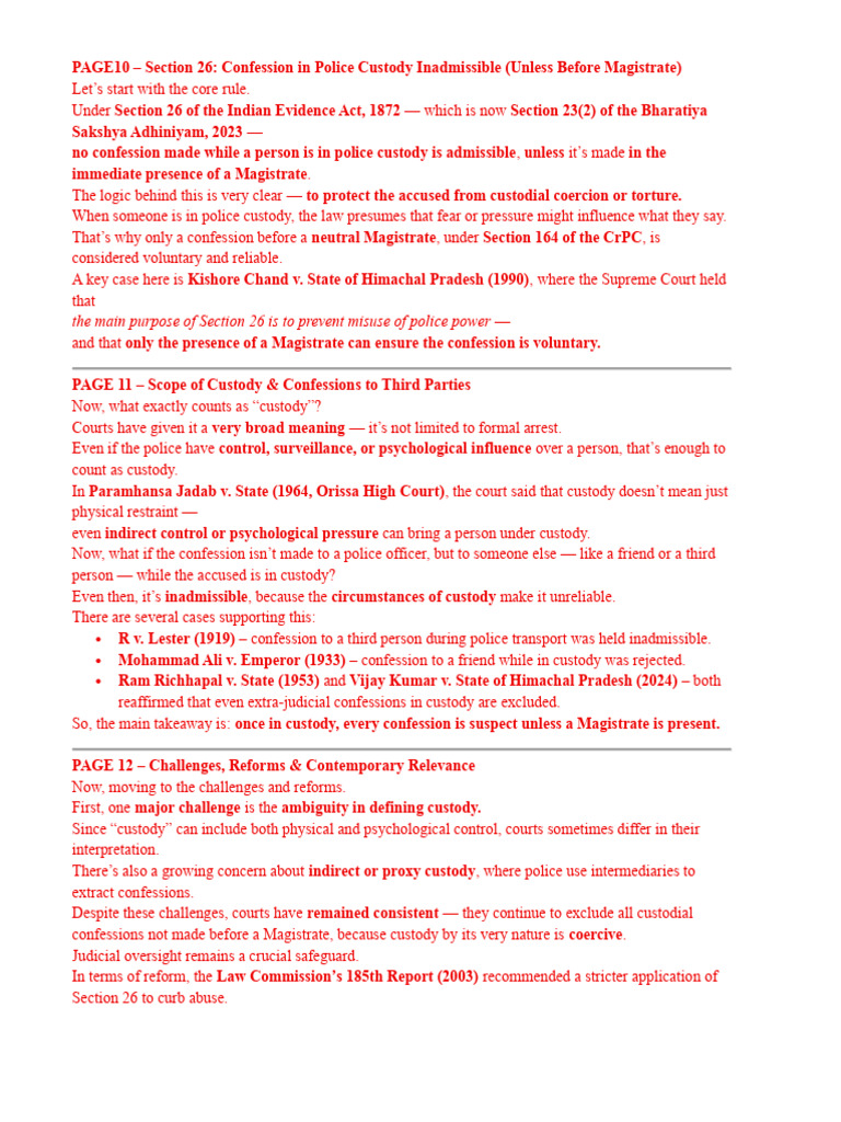 Bsa Dharun | PDF | Confession (Law) | Arrest