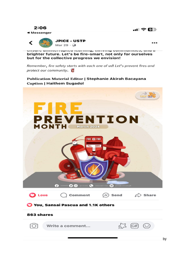 Fire Prevention Month PDF | PDF