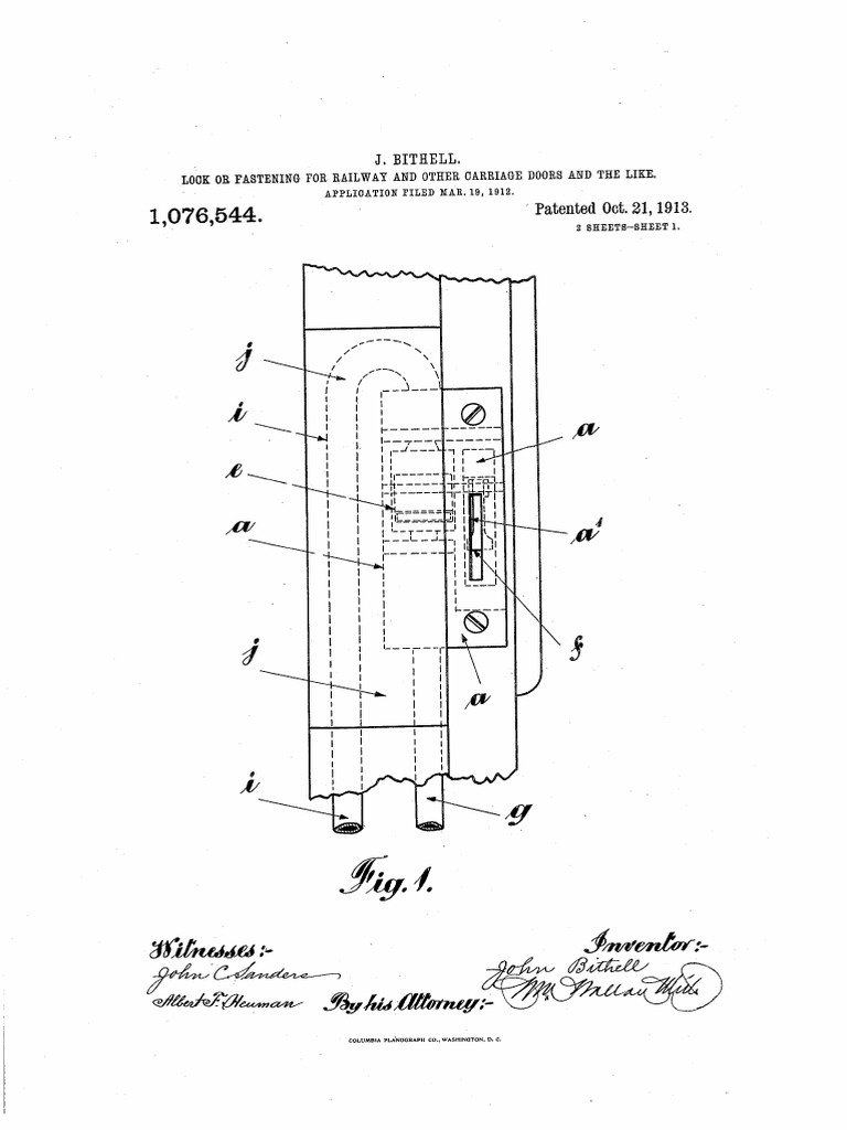 Pneumatic Lock for Railway Carriage Doors | PDF