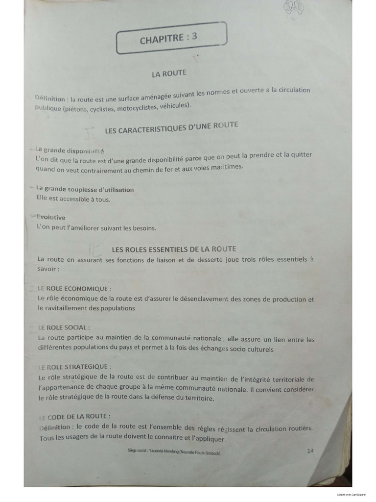 Auto École Chap 3 Et 4 | PDF