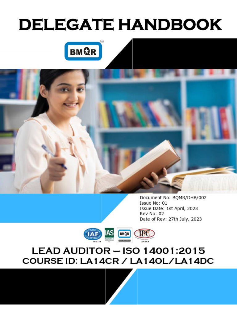 Delegate Hand Book Iso 14001 LA R2 | PDF | Audit | Certification