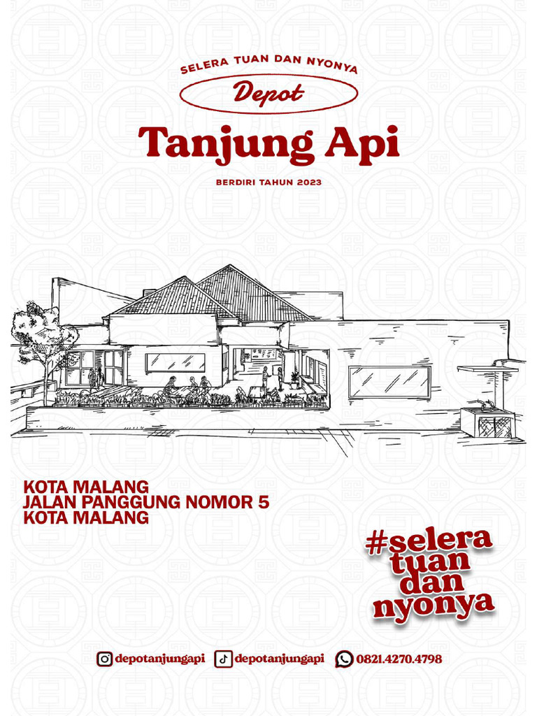 !!depot Tanjung API Malang Menu 2025 | PDF