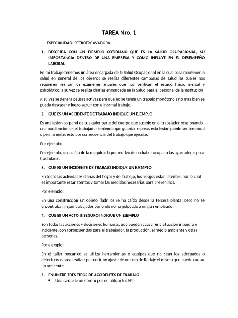 TAREA Nro 1 | PDF
