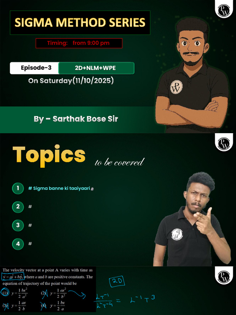 Sigma Method Series Ep-3 - Annotated | PDF