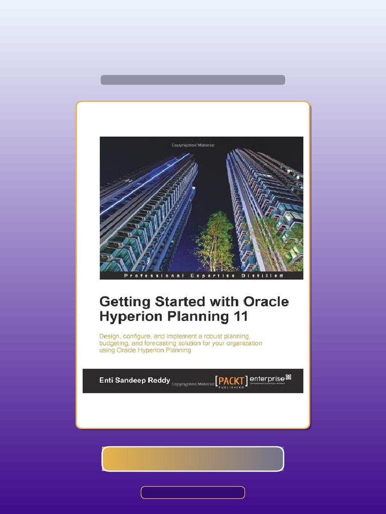 Getting Started With Oracle Hyperion Planning 11 Get It Now | PDF | Multiple Choice | Curriculum