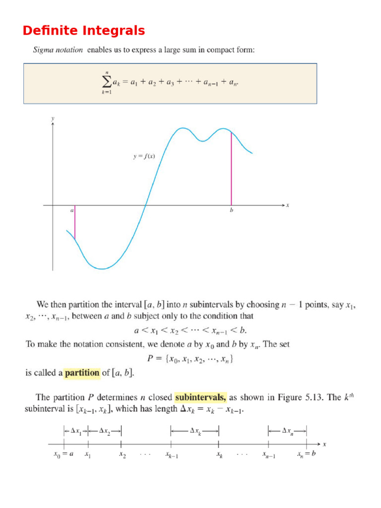 Lesson 2 - Definite Integrals | PDF