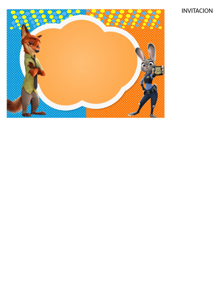 Kit Imprimible Zootopia | PDF