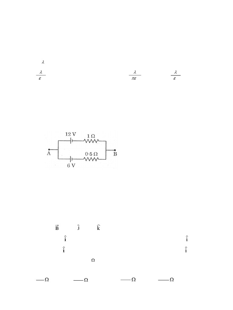 PHYSICS Theory New1 | PDF | Rectifier | Inductor