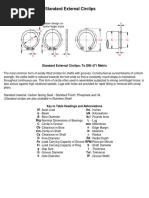 DIN 472 Internal Circlip Dimensions | PDF | Manufactured Goods