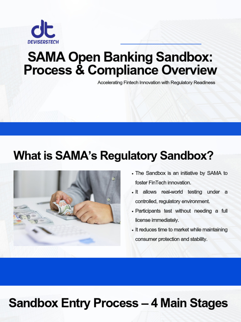 SAMA Open Banking Sandbox Overview | PDF | Banks | Regulatory Compliance
