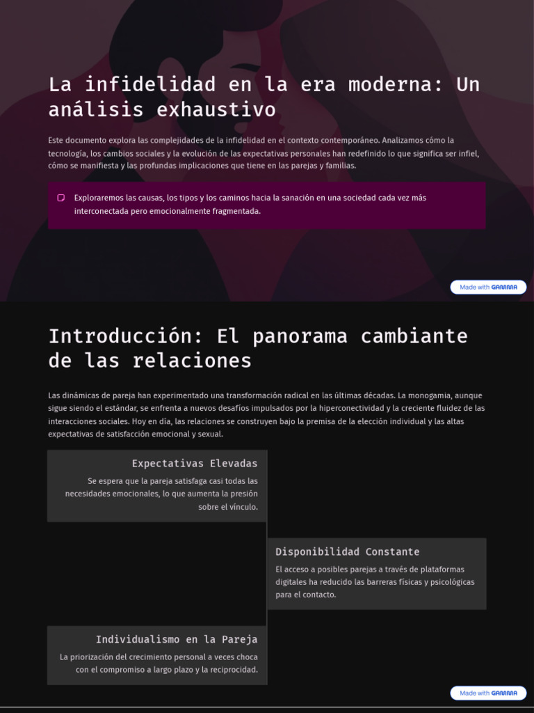 Infidelidad moderna: causas y soluciones | PDF | Infidelidad ...