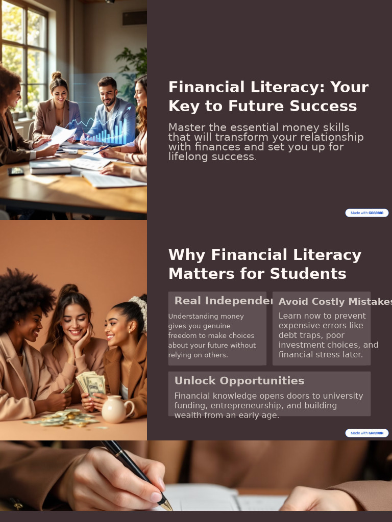 Financial Literacy for Lifelong Success | PDF | Interest | Credit