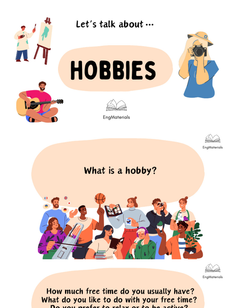 Let's Talk About... Hobbies | PDF