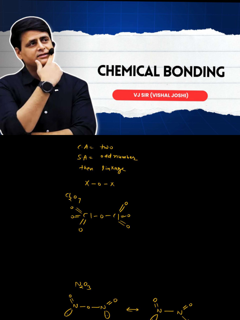 Chemical Bonding - L-13 (Class Notes) - Structure of Covalent Molecules ...