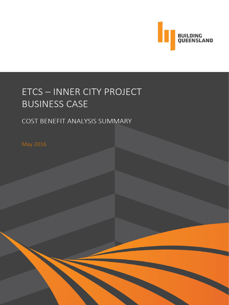 ETCS Inner City Project Cost Benefit Analysis | PDF | Economies | Business