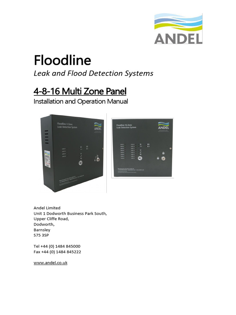 Floodline 4-8-16 Panel Manual | PDF | Mains Electricity | Fuse (Electrical)