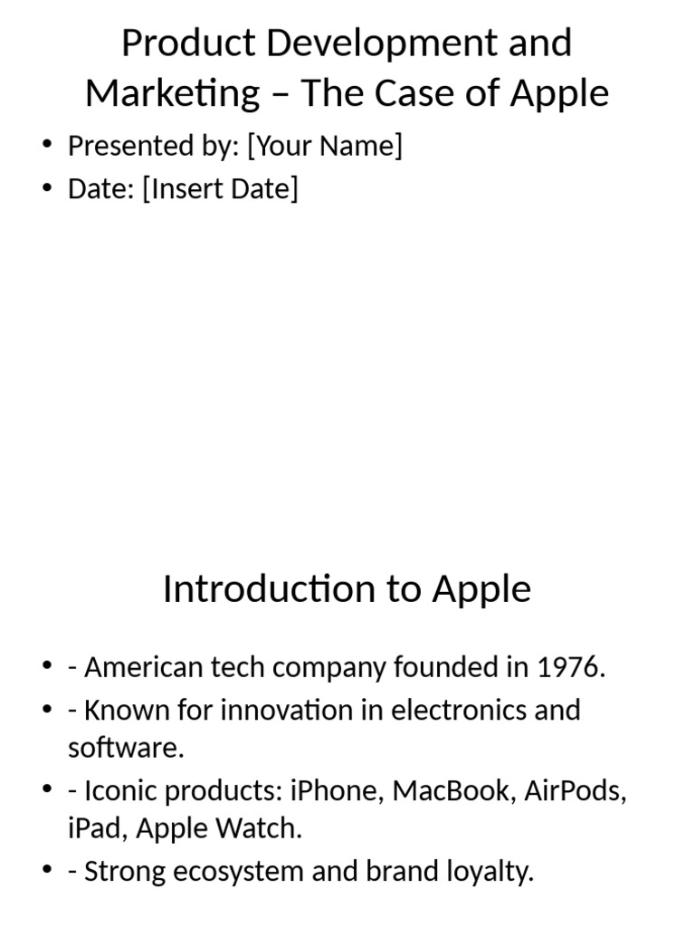 Apple Product Development Insights | PDF | Apple Inc. | I Phone