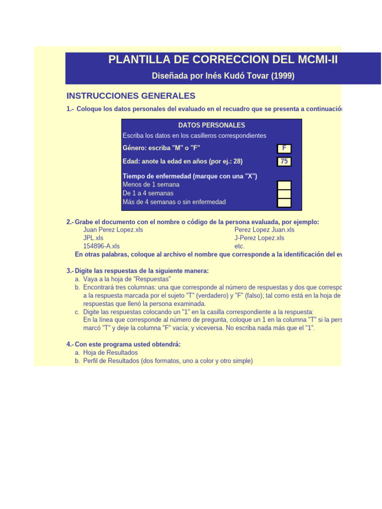 MILLON Test Psicológico | PDF | Sicología | Psicología anormal