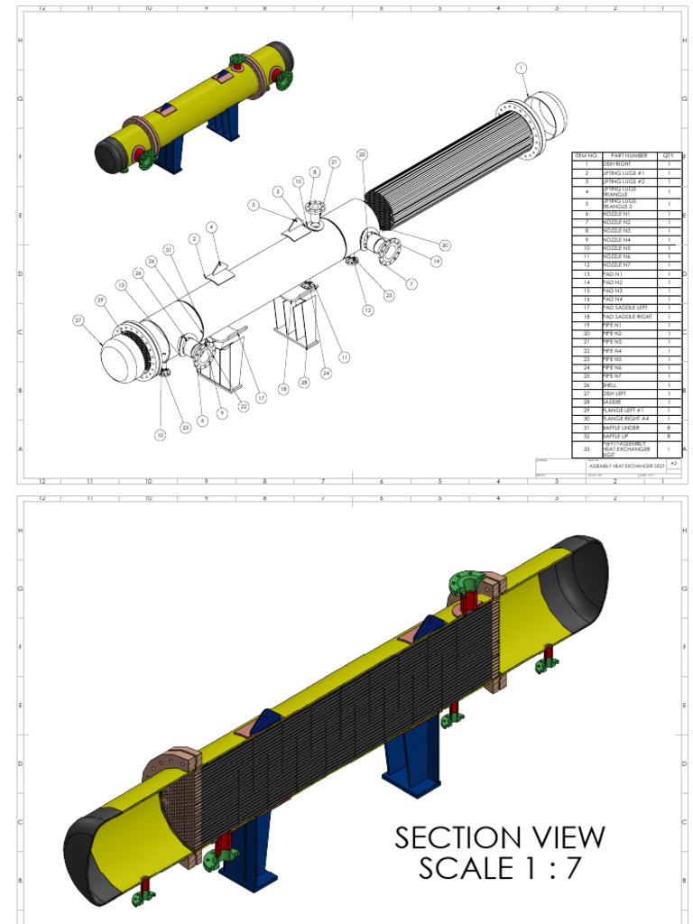 Assembly Heat Exchanger Sigit | PDF | Mechanical Engineering