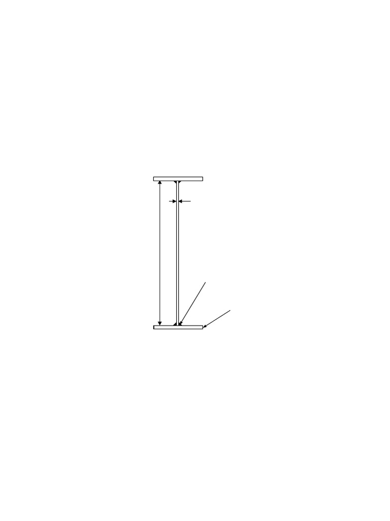 Plate Girder Design Example Analysis | PDF | Buckling | Beam (Structure)