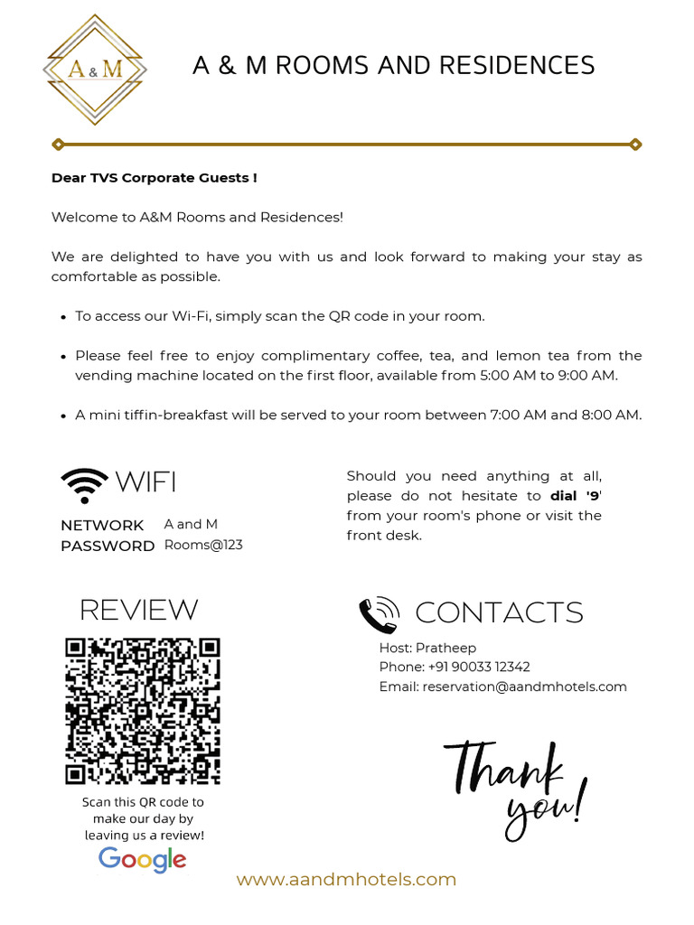 Brown Aesthetic Minimalist Welcome Hotel Metal Sign - 2 | PDF