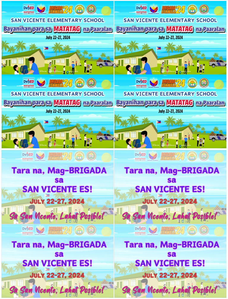 SVES Brigada Eskwela Flyers | PDF