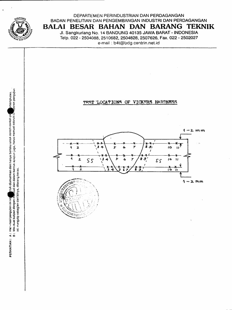 Hardness Test Report | PDF