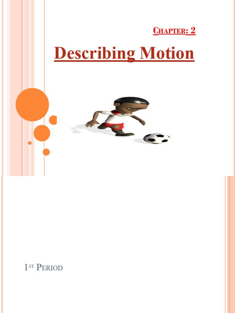 Chapter 2 Describing Motion | PDF | Velocity | Speed