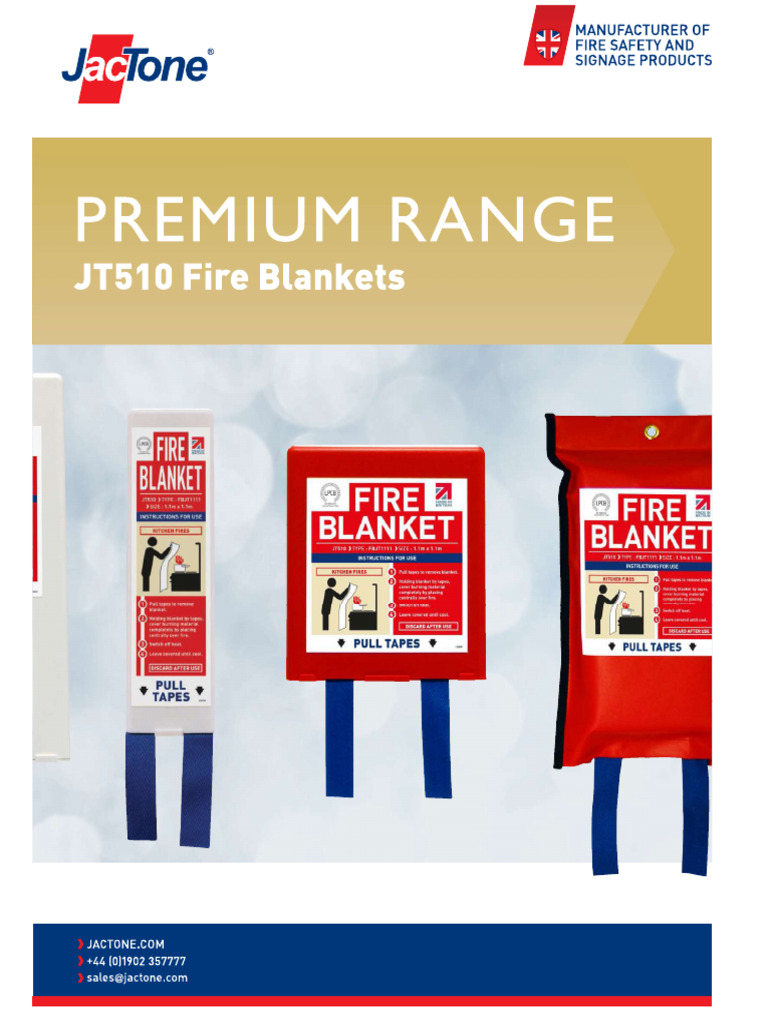 Jactone Fire-Blankets Brochure Issue-4 | PDF