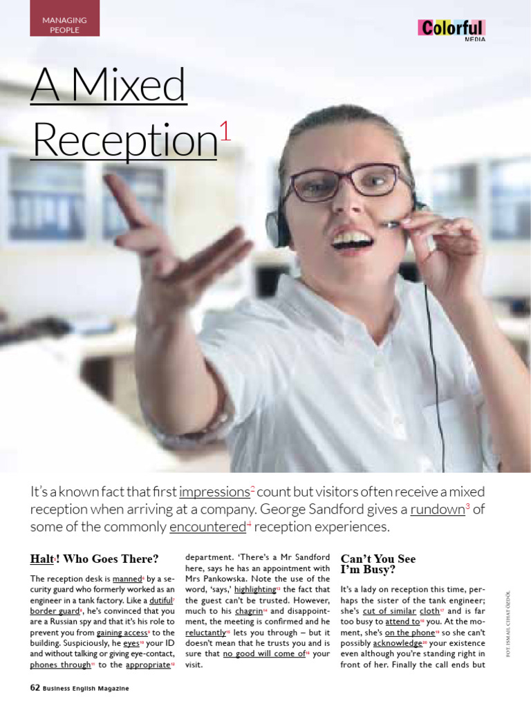 Mixed Reception | PDF